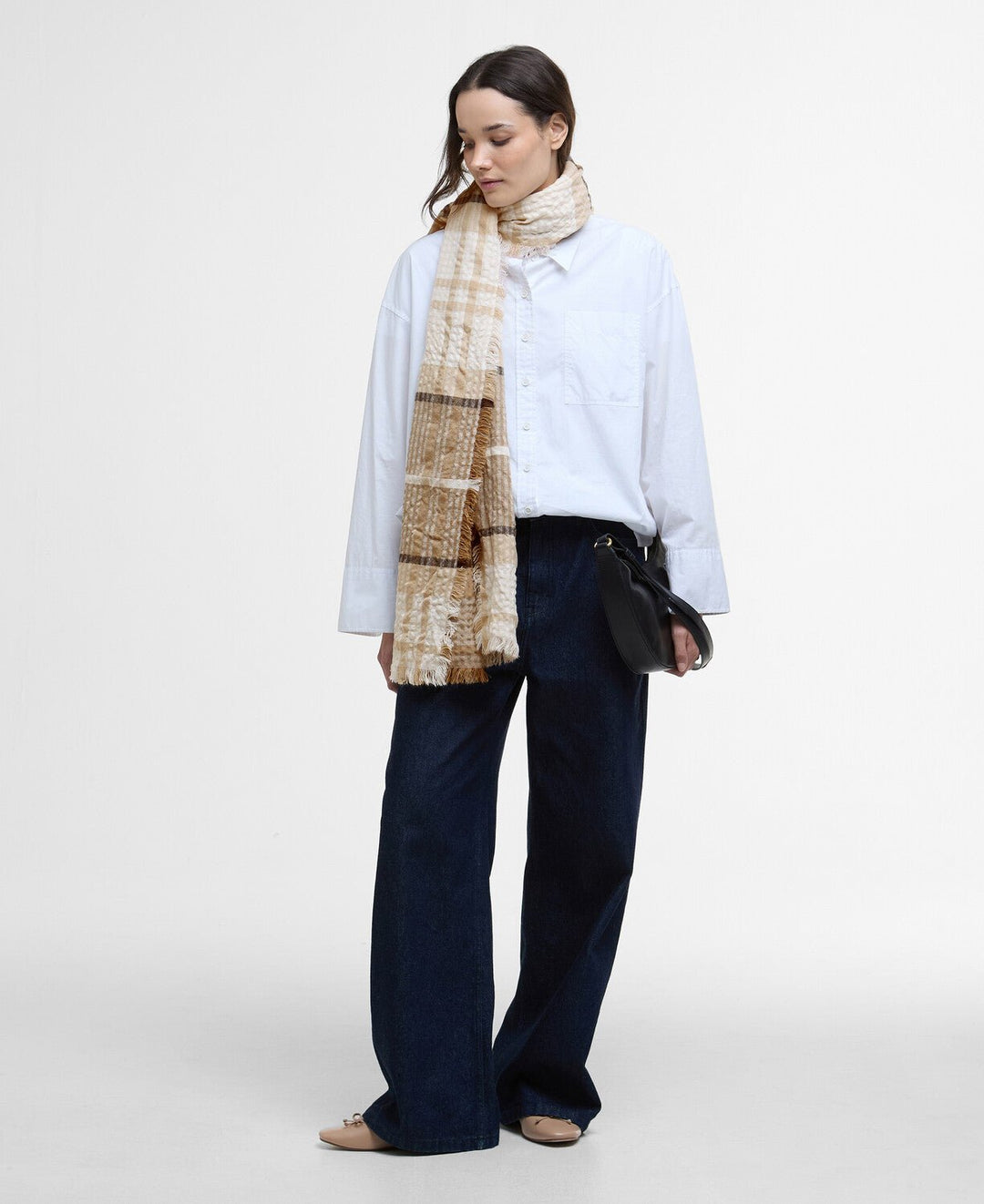 Barbour Faith Tartan Scarf – Blue Water Clothing